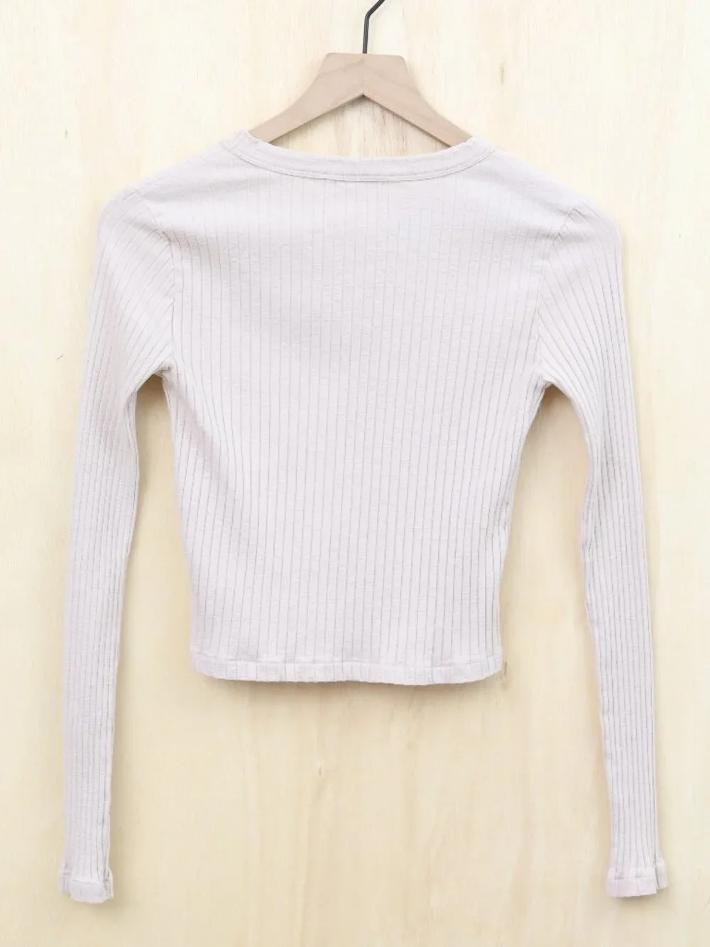 IRO | Tops | Iro Elips Ribbed Long Sleeve Tee Nude Xs | Poshmark